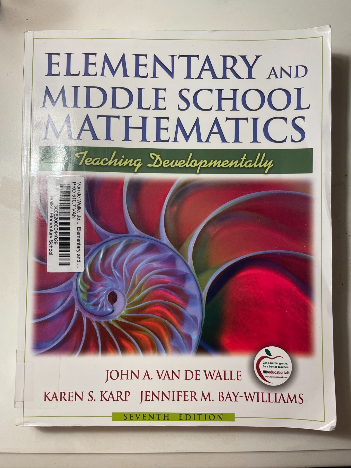 Elementary and Middle School Mathematics : Teaching Developmentally ...