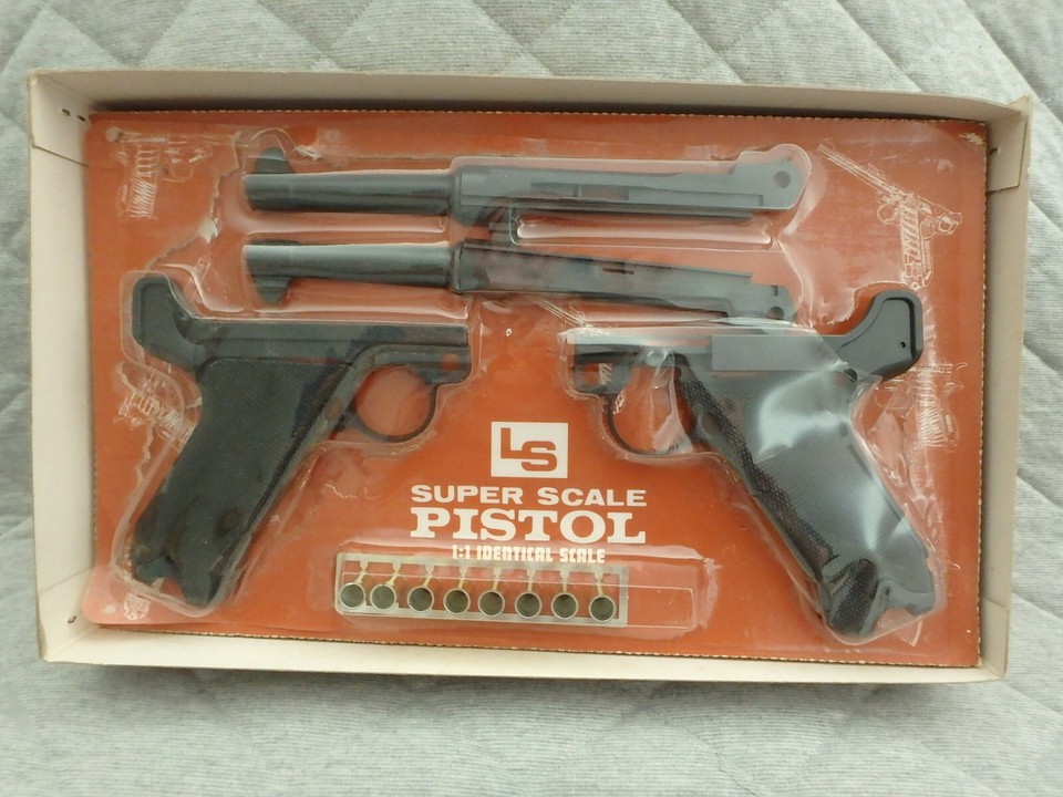 LS Luger model P08 parabellum pistole 1/1 scale model gun kit complete ...