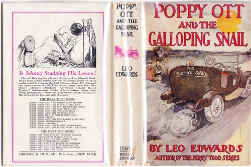 POPPY OTT AND THE GALLOPING SNAIL #3 VERY RARE 1934 Orig HB/DJ VERY ...