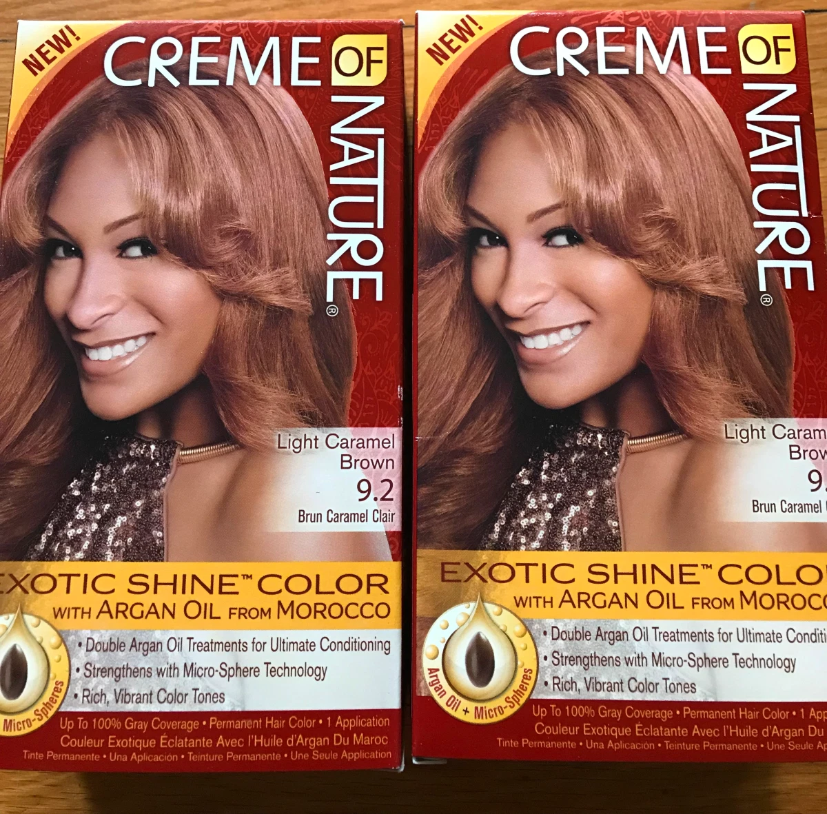 Caramel Brown Hair Dye Box