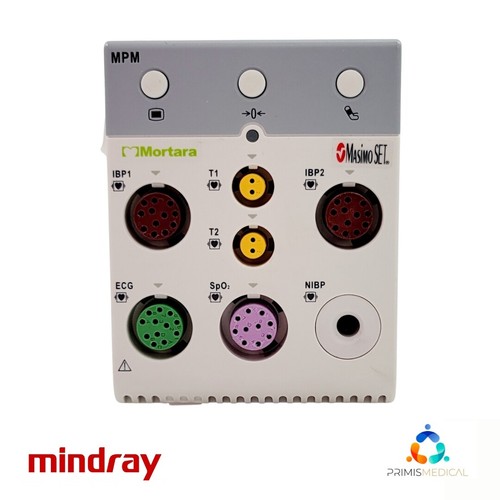 Mindray 115-013386-00 MPM Masimo Set Module SpO2 ECG NIBP 2-IBP 2-Temp ...