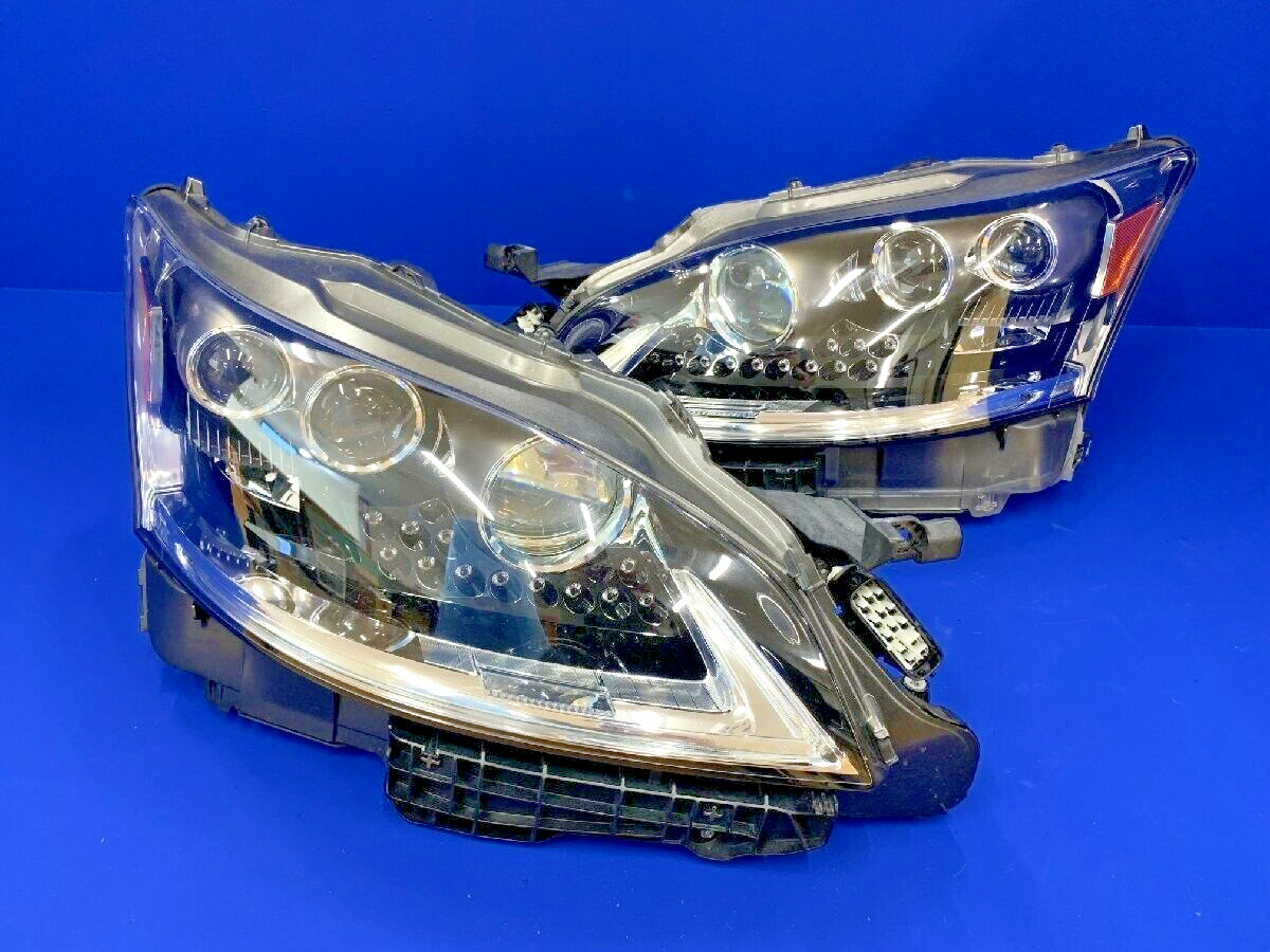 Lexus Genuine LS460 LS600h 2013-2017 LED Headlight Lamp Left Right Pair ...