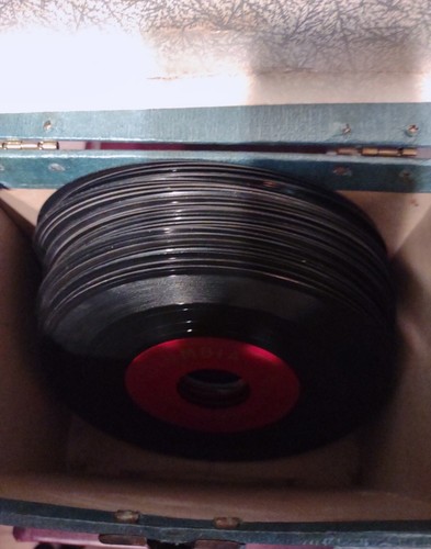 RECORDS- 45 VINYLS FROM 50's & 60's In a box by Discmate w/lot 27 ...