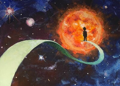 Sun Journey- 5x7 inch painting- artist Nick Mears | eBay