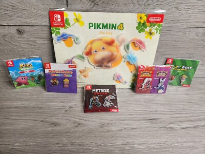 Nintendo Switch Pin Set Lot of 6 Mario / Pokemon / Metroid | eBay