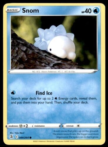 2021 Pokemon Fusion Strike Snom #84 | eBay