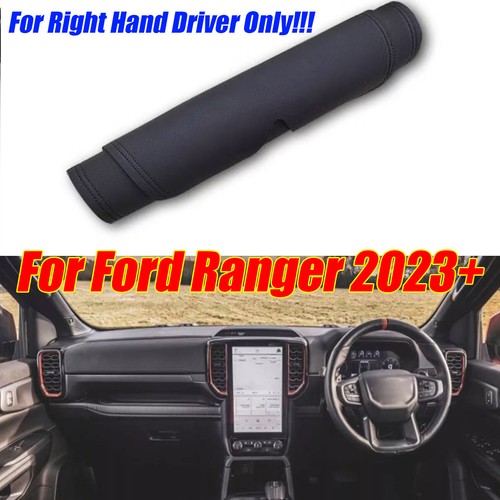 RHD Leather Dashboard Cover Dash Protector Pad Mat For Ford Ranger 2023 ...