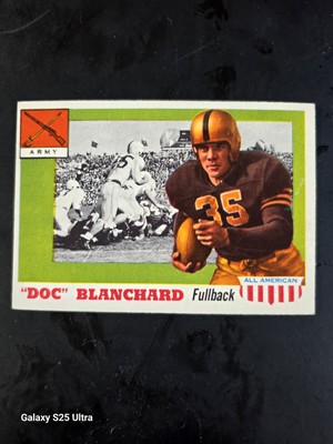 1955 Topps All American - Doc Blanchard #59 (RC) | eBay