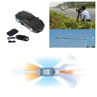 BLACK 360° Anti-Police GPS Camera Laser Radar Detector Voice Alert NEW ...