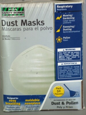 MSA Dust masks for dust and pollen | eBay