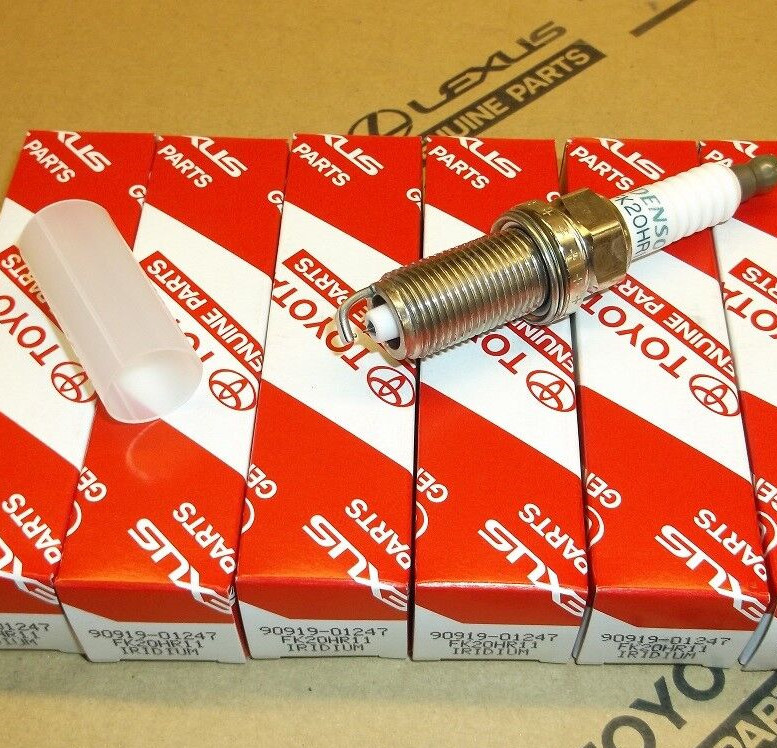 6Pcs FK20HR11 Spark Plugs Fits For Toyota Lexus Denso 90919-01247 3426 ...