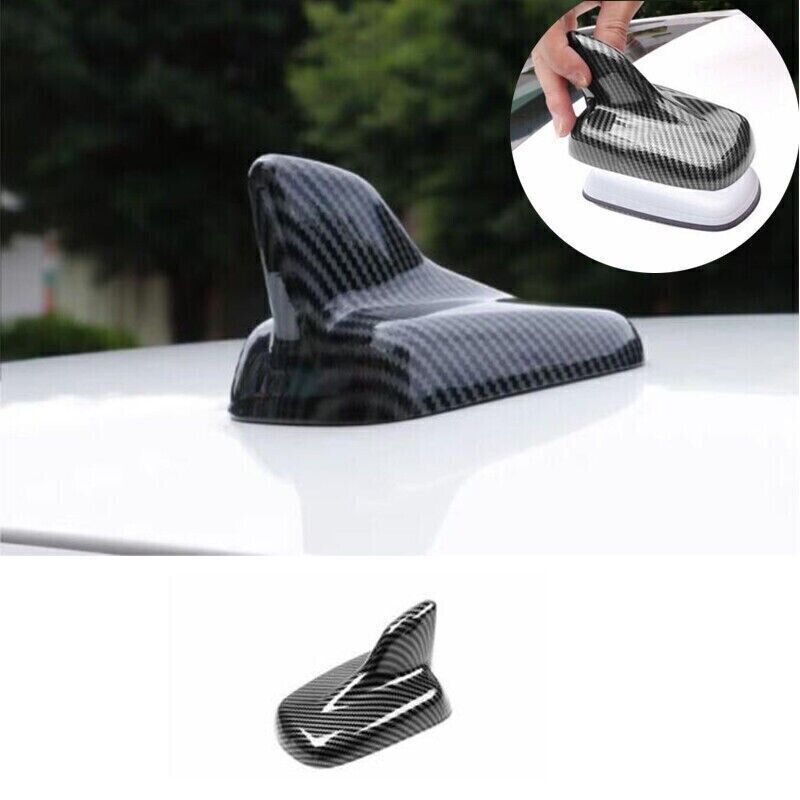 Roof Shark Fin Antenna Carbon Fiber Cover Trim For Audi A4 A5 A6 Q3 Q5 ...