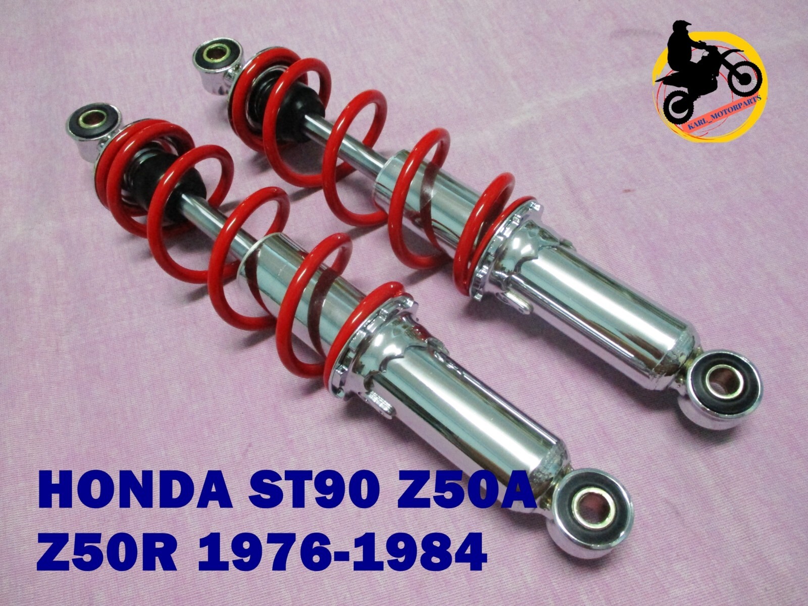 Rear Red Shock Set 290mm Honda ST90 Z50A Z50R 1976-1984 **nan6149** | eBay