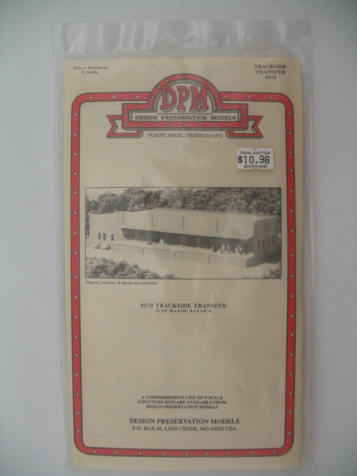 Design Preservation Models N Scale Kit 510: Trackside Transfer, sealed ...