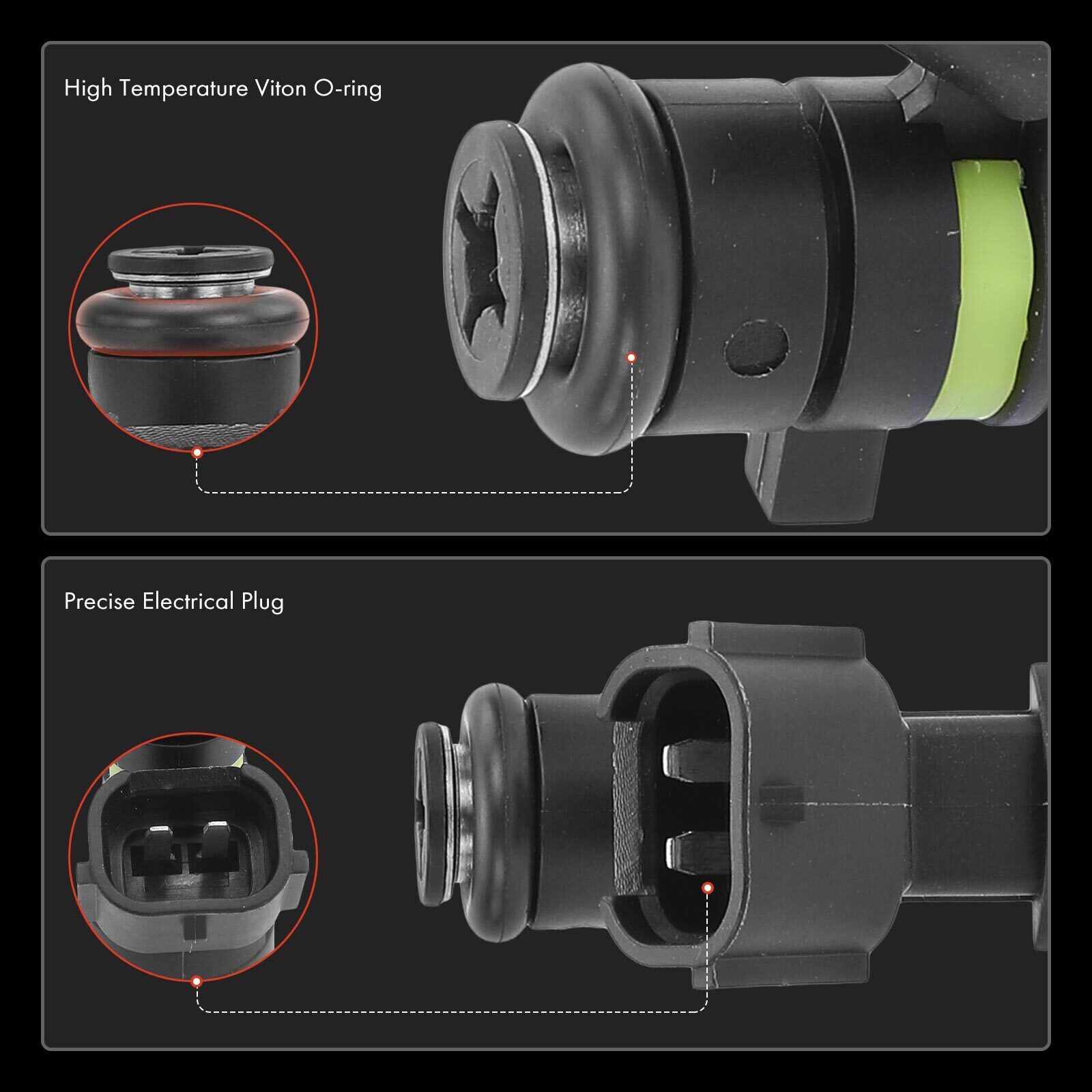 4x Fuel Injector for Nissan Versa 2007-2012 Cube 2009-2014 NV200 13-17 ...