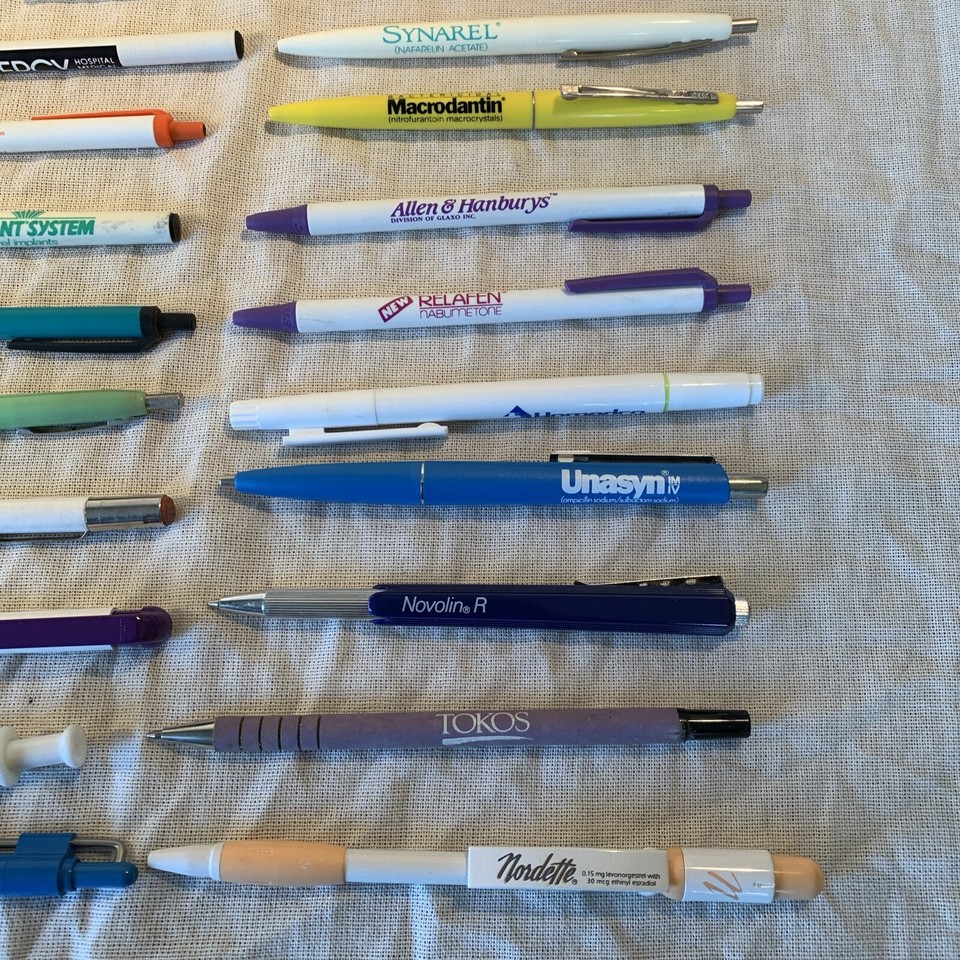 Lot Of Old Advertising Pens Over 40 Pens | eBay