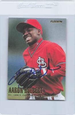 1996 Fleer #U190 Aaron Holbert Cardinals Signed Auto *K1397 | eBay
