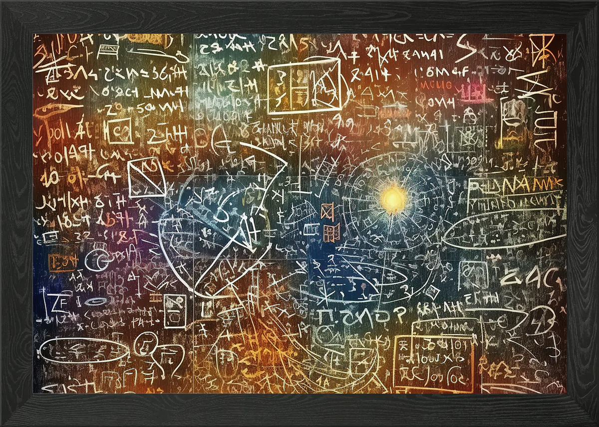 math formula Framed Wall Art Poster Canvas Print Picture | eBay UK