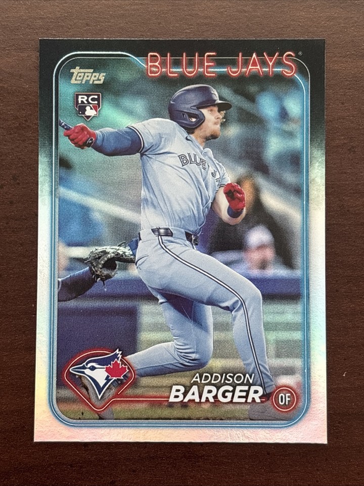Addison Barger Toronto Blue Jays 2024 Topps Update Rookie Card US336 | eBay