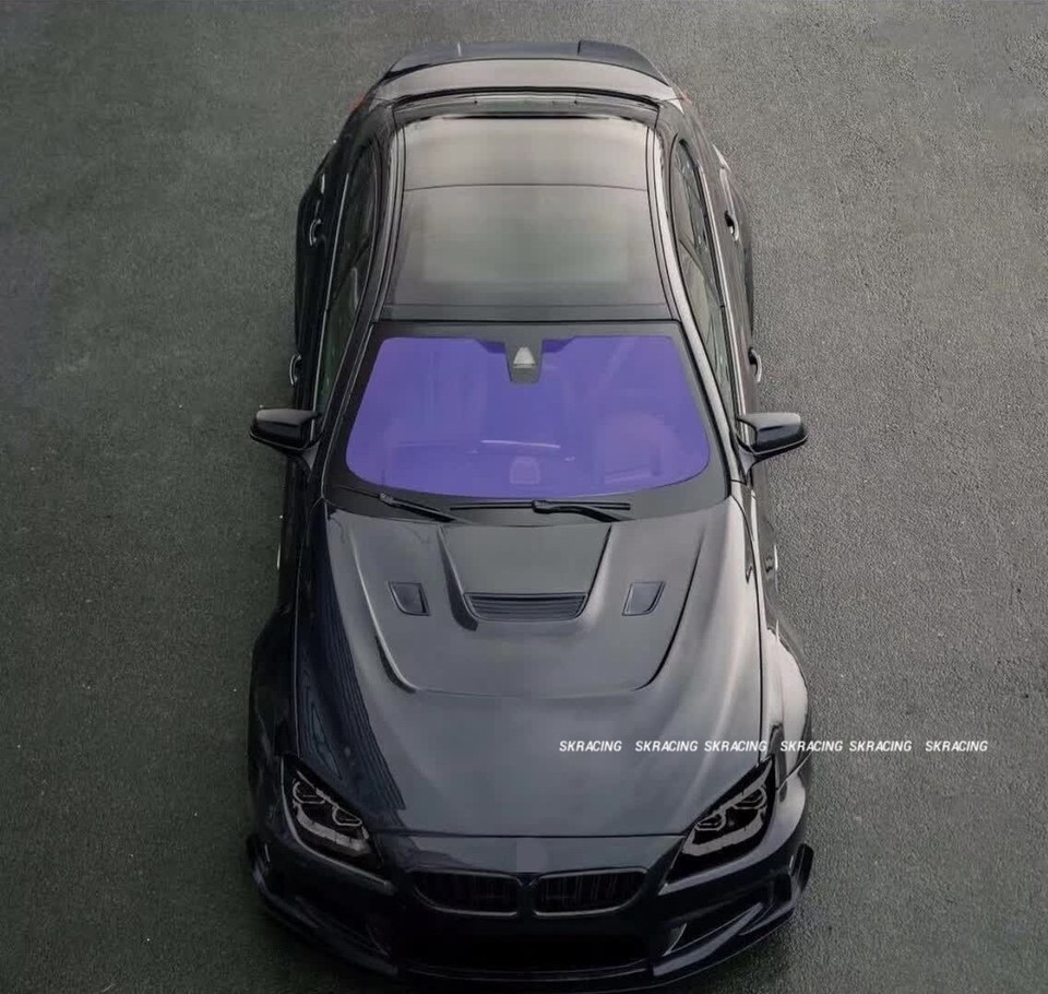 For BMW M6 F06 F12 F13 2012-19 Real Carbon Fiber Engine Hood Bonnet ...