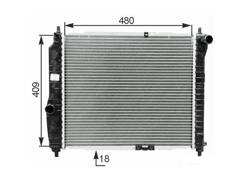 RADIADOR CHEVROLET AVEO 1.2 1.4 1.5 - OE: 96443475 / 96536523 - NUEVO ...