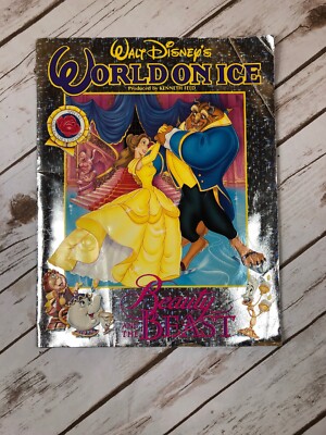 1993 Walt Disney's World On Ice Beauty and the Beast Program Vintage | eBay
