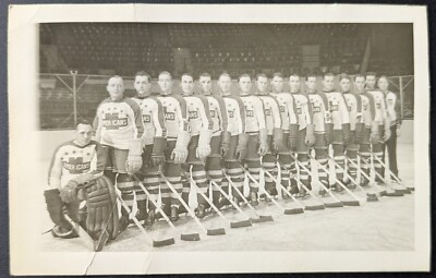 New York Americans 1938 Original Vintage NHL Season Team Photo Unused ...