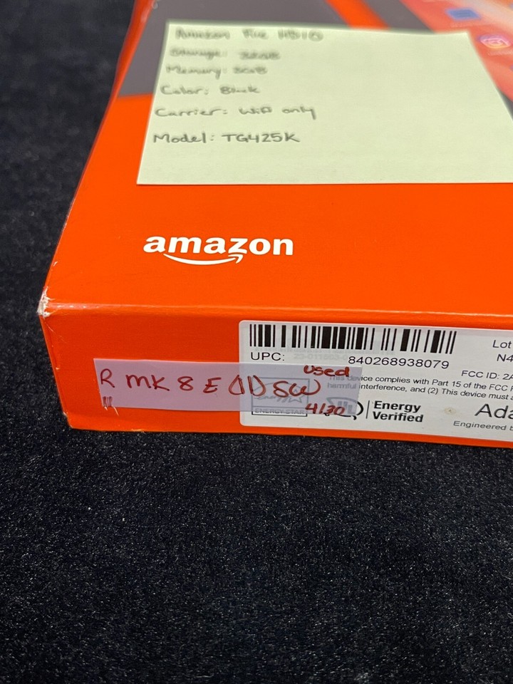 Amazon Fire HD 10 13th Gen TG425K Black 3GB RAM 32GB Storage WiFi ...