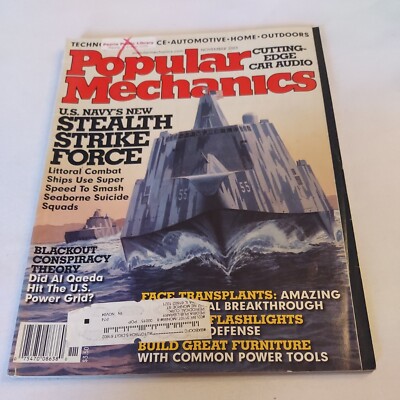 2003 November, Popular Mechanics Magazine, Navy's Stealth Strike Force ...