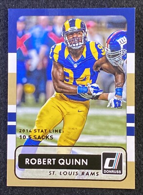 2015 Donruss Stat Line Season - Robert Quinn #152 - #’ed /105 | eBay