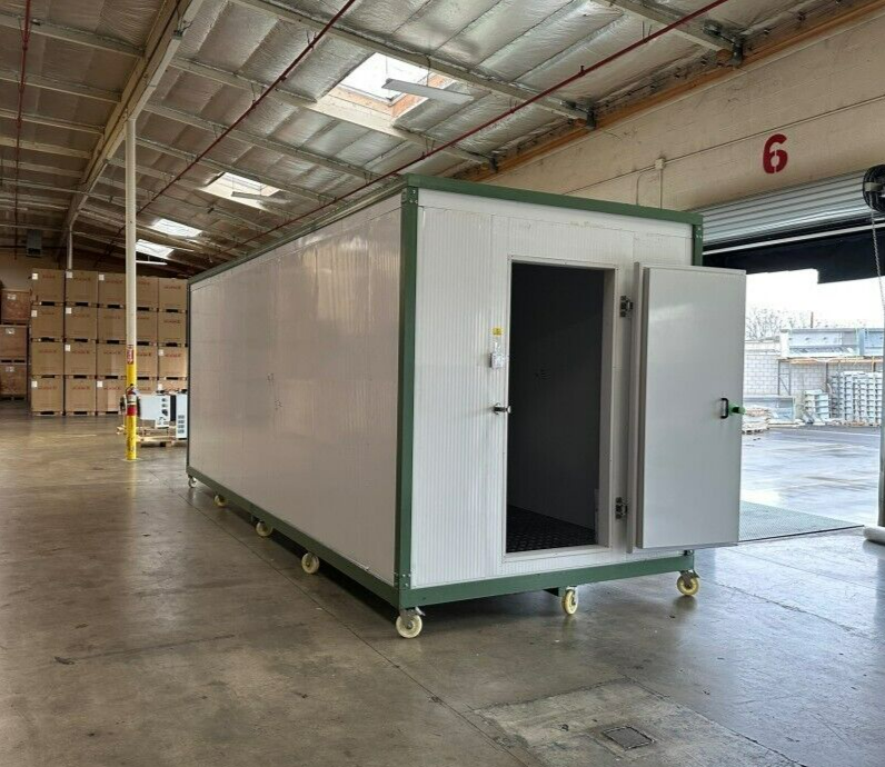 NEW Mobile Portable Walk In Cooler or Freezer 2HP Cooling System 20' x ...