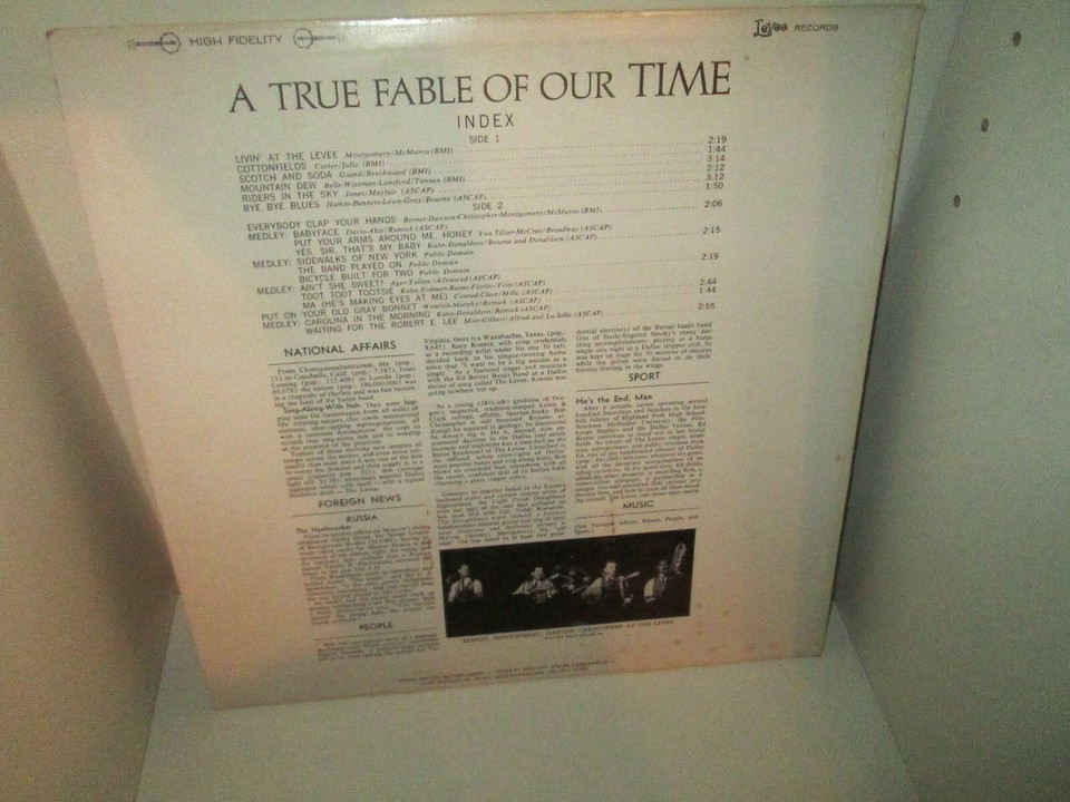 BANJO BAND FROM THE LEVEE - EVERYBODY CLAP rare 1960s Lp HIGHLAND PARK ...