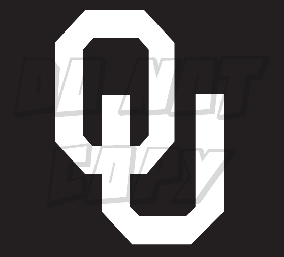 OU Oklahoma University Sooner Football Vinyl Decal stickers - Made in ...