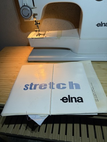 Read. Vintage Elna SU 62C 'SUPER' Sewing Machine with Pedal Accessories ...