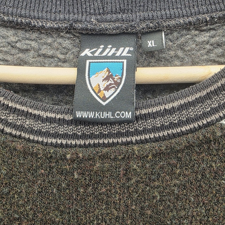 Vintage Alf Alfpaca Fleece Sweater Gray Olive Canada Kuhl Pullover ...