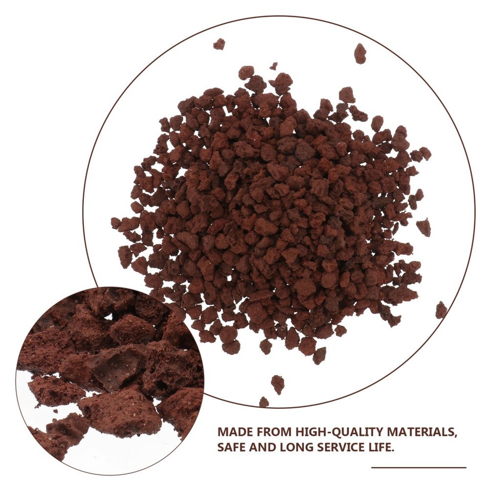 500g Filter Material Premium Stone for Aquarium Fish Tank (Dark Red ...