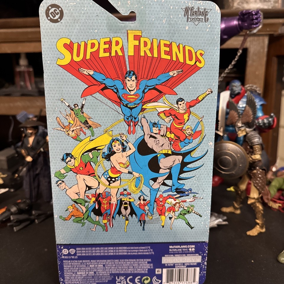 DC Retro Super Friends EVIL SUPERMAN 6" Figure Platinum NEW McFarlane ...