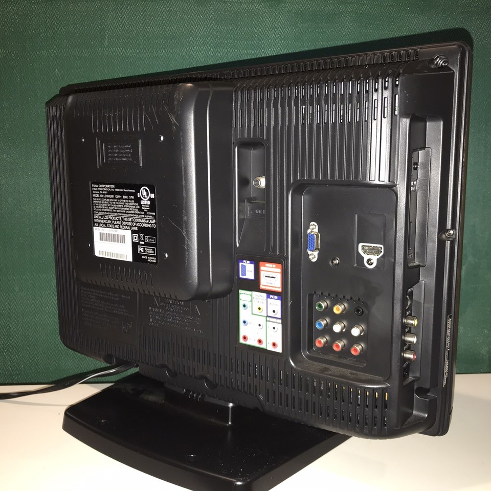 Emerson 19" HD 720P LCD DVD TV LD190EM1 w/ DVD/CD/ Gaming ( No Remote ...