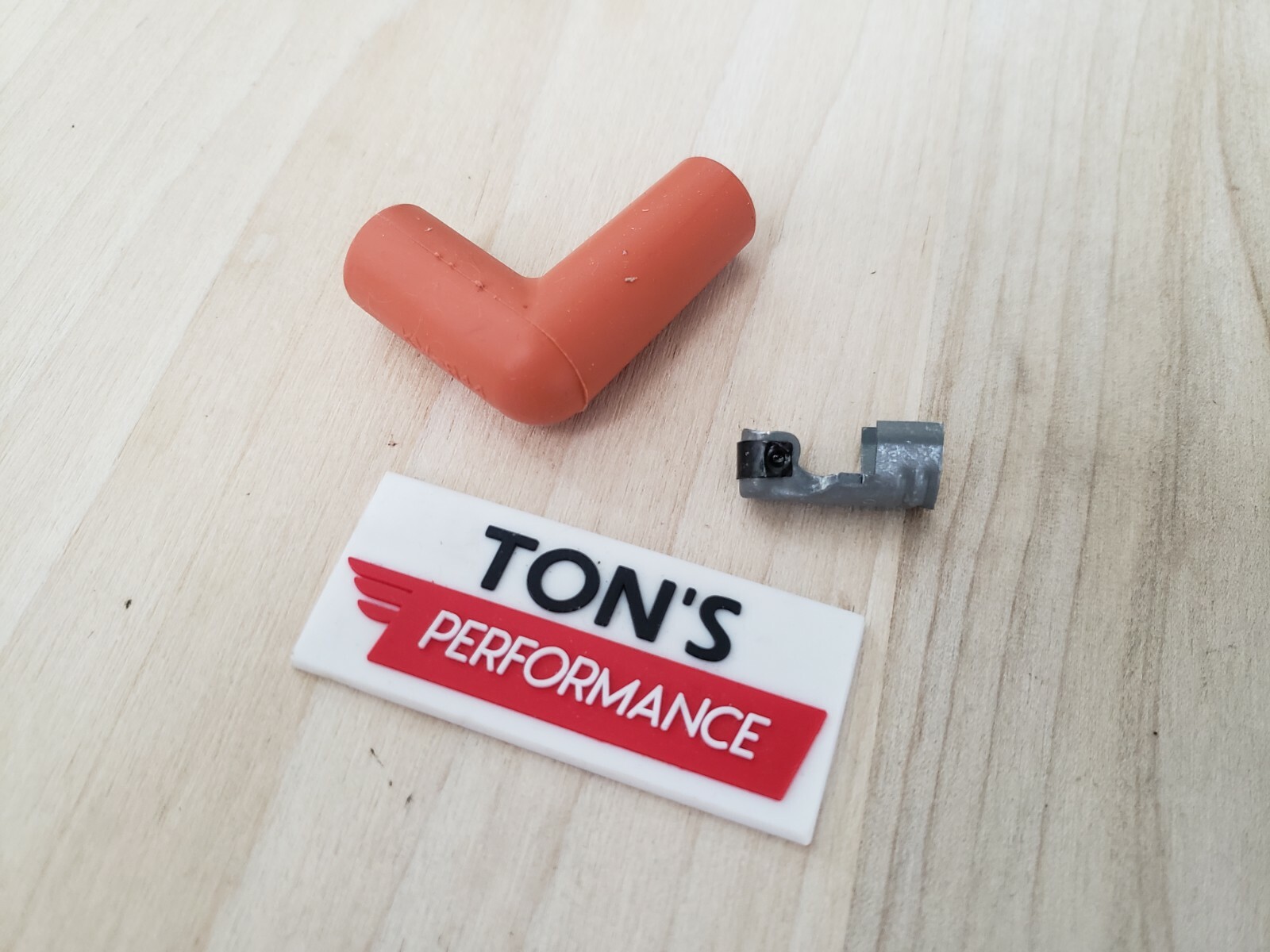 Ignition Orange Race High Temp Spark Plug Wire Boot and Terminal Kit ...