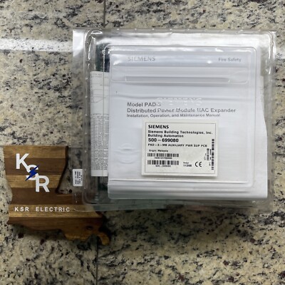 *New*Siemens PAD-3-MB Distributed NAC Booster Power Supply FIRE ALARM ...