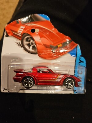 Hot Wheels HW CITY '14 ~ MAZDA RX-7 (Red) (21/250) Torn Package | eBay