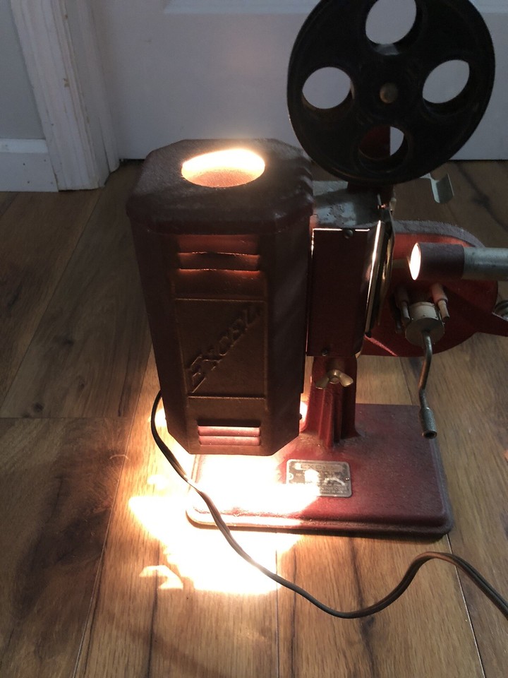 **UNTESTED* Antique Vintage 1930s 16mm Red Excel Movie Film Projector ...