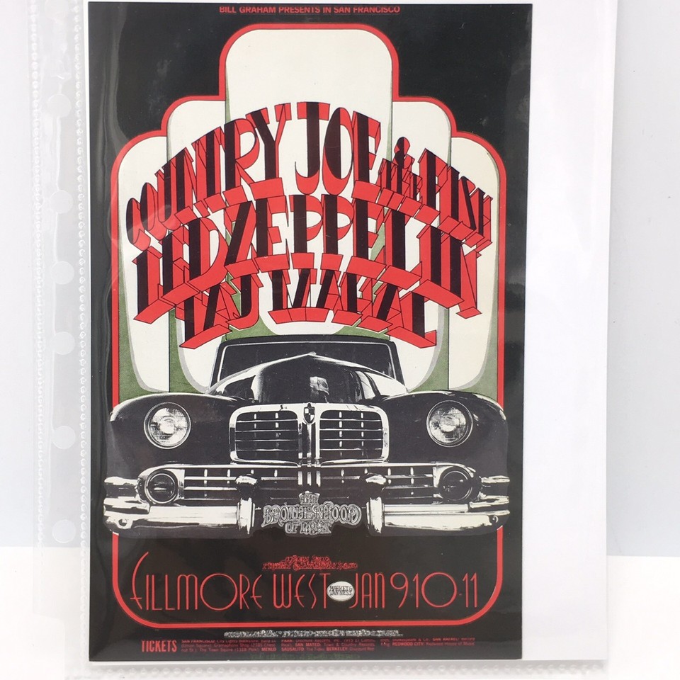 BILL GRAHAM BG-155 COUNTRY JOE & THE FISH/LED ZEPPELIN/TAJ MAHAL ...