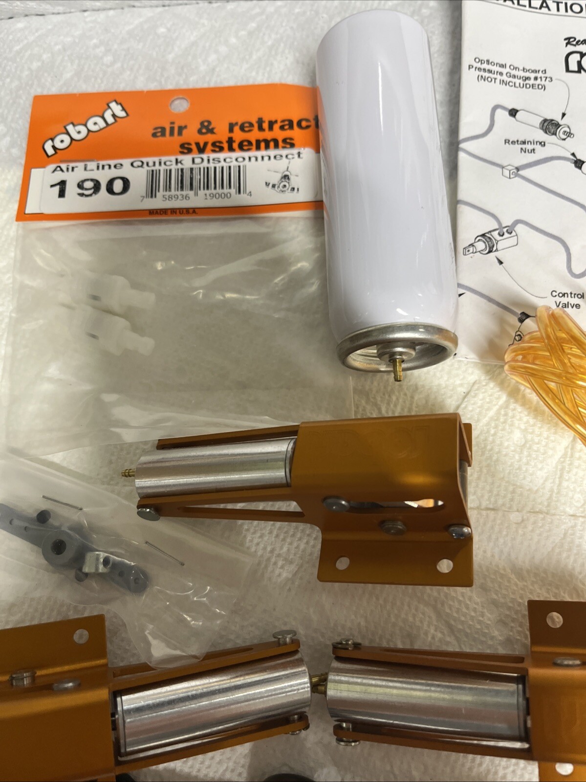 Complete Robert Retract System 3/16 Mains And 5/32 Nose Gear | eBay