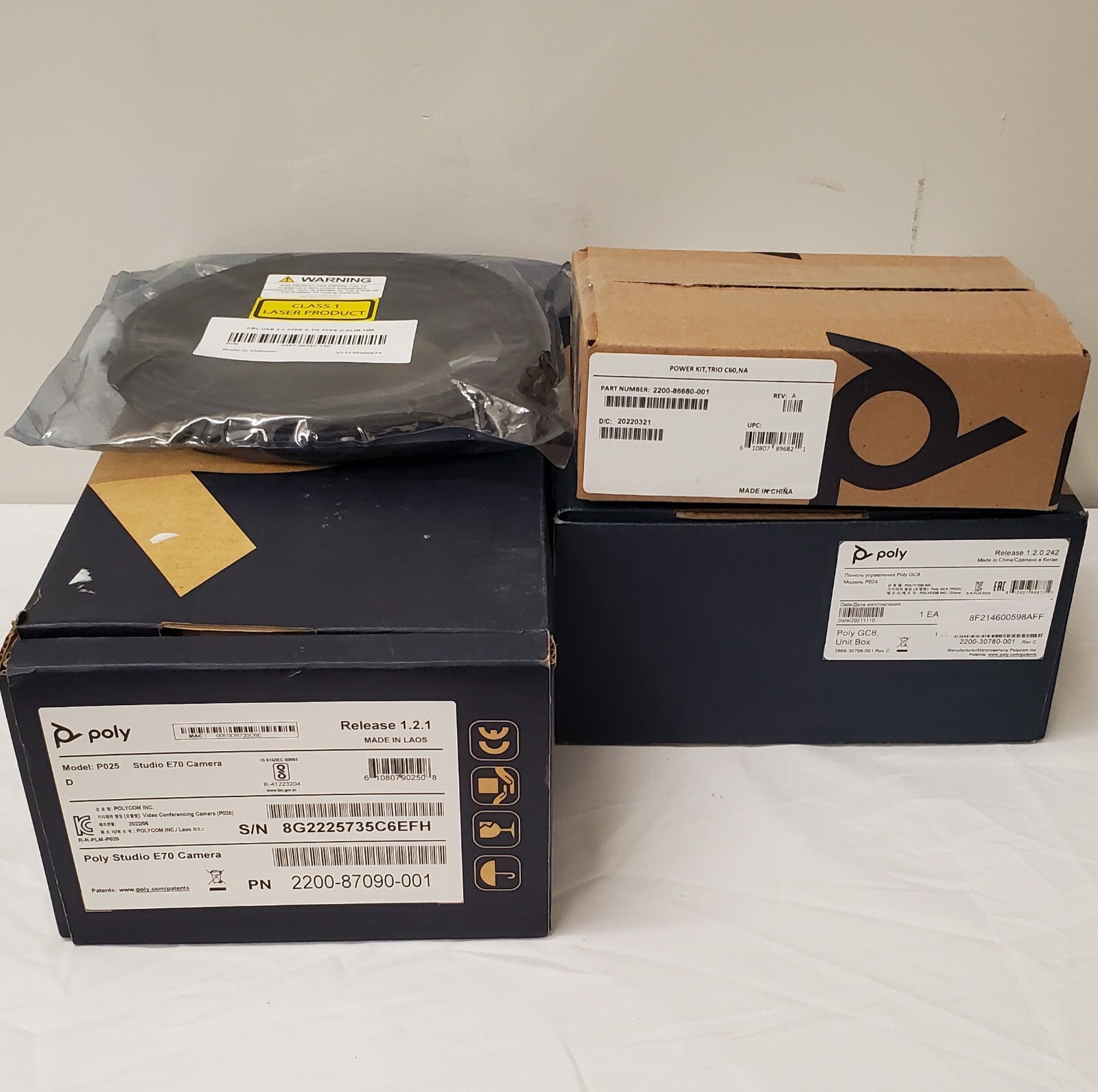 Poly Studio E70 Video Conferencing Large Room Kit for Teams 7230-87720 ...