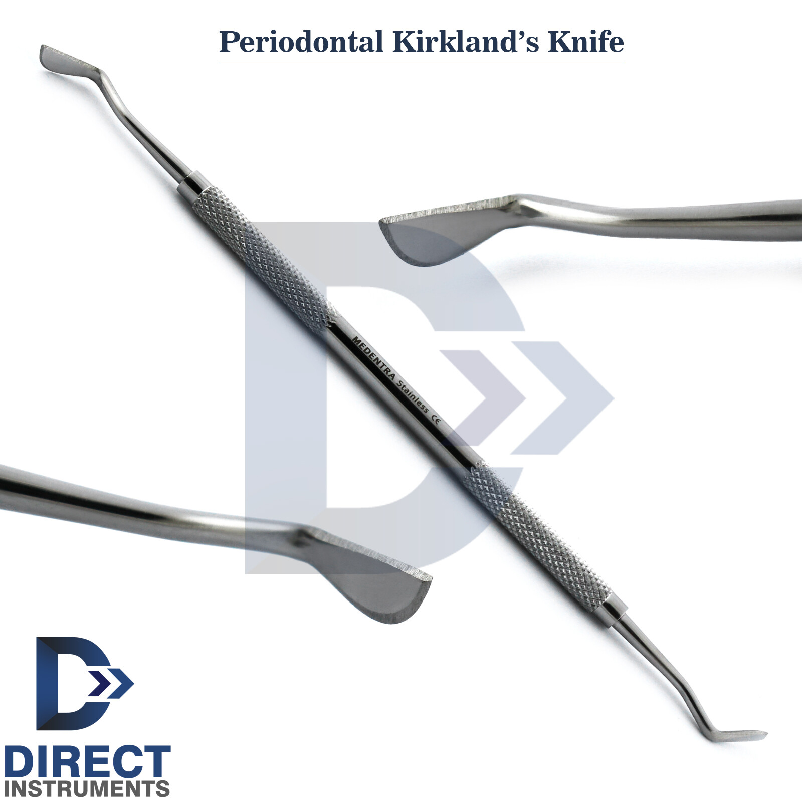 3Pcs Dental Periodontal Orban Buck Kirkland Knife Interproximal Tissue ...