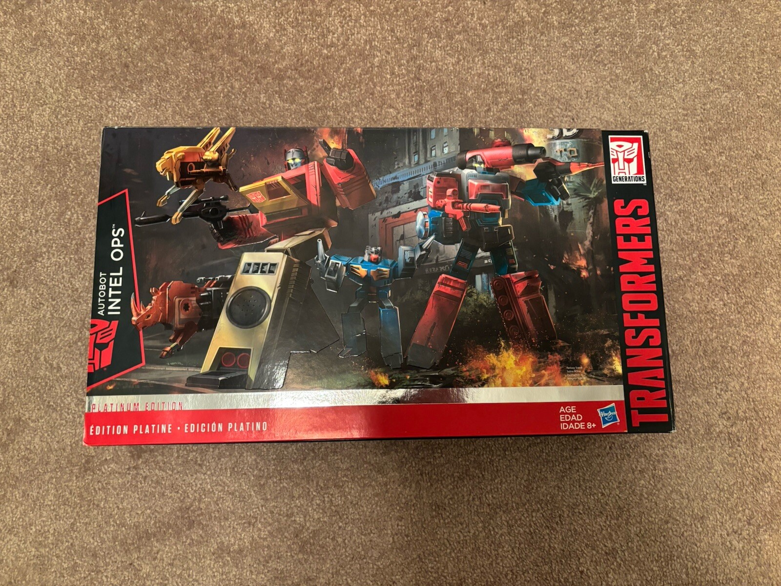 Transformers Blaster Cassettes And Perceptor G1 Platinum Edition Hasbro ...