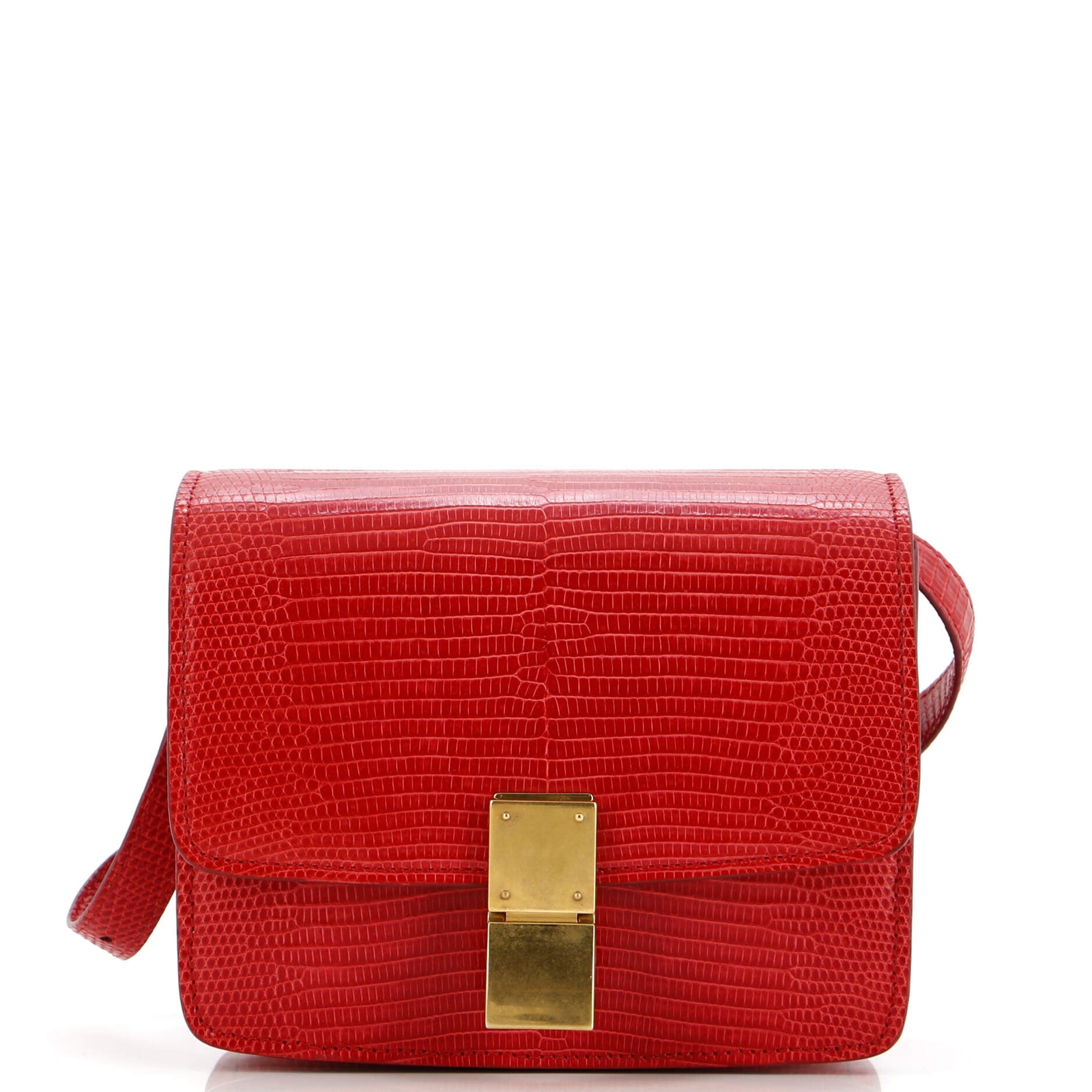 Celine Classic Box Bag Lizard Small - Gem