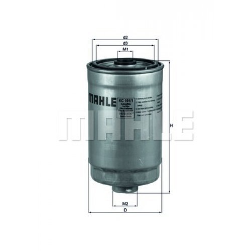 MAHLE ORIGINAL Fuel filter KC 101/1 | eBay
