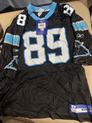 Reebok Steve Smith Panthers Jersey Men XL Vtg NFL Carolina On Field ...